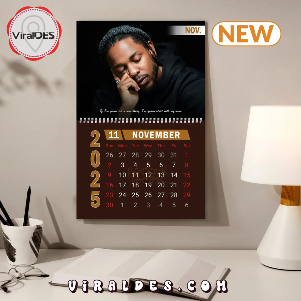 Kendrick Lamar 2025 Happy New Year Calendar - Viraldes Store