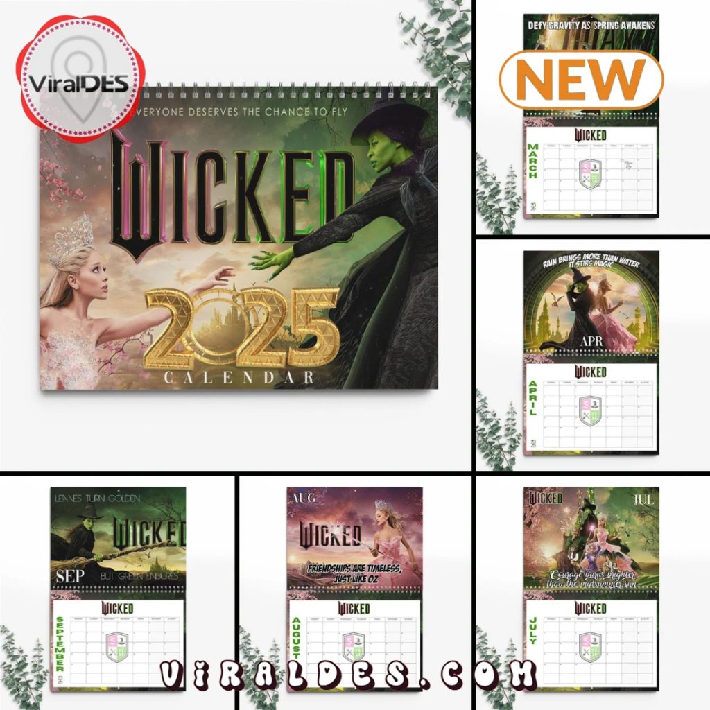 Wicked 2025 Happy New Year Calendar - Viraldes Store