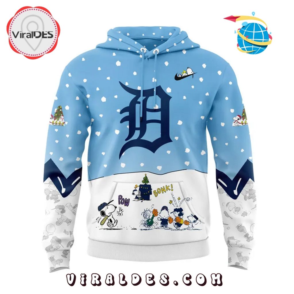 Detroit Tigers Peanuts & Snoopy 2025 Hoodie - Viraldes Store