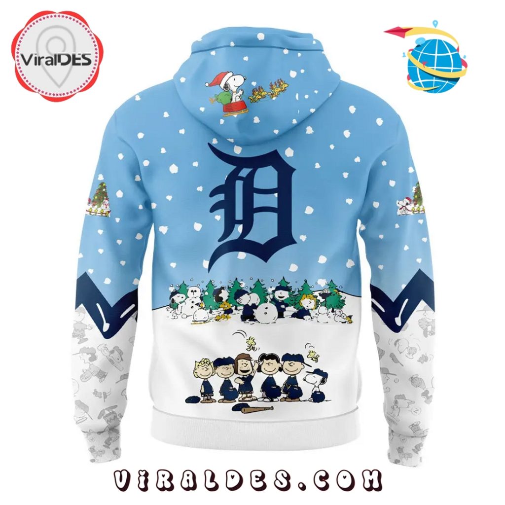 Detroit Tigers Peanuts & Snoopy 2025 Hoodie - Viraldes Store