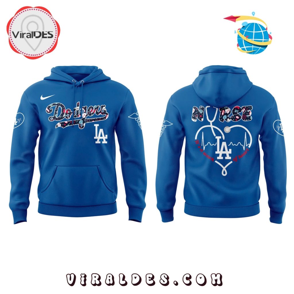 LA Dodgers x Nurses Night Hoodie Limited Edition - Viraldes Store