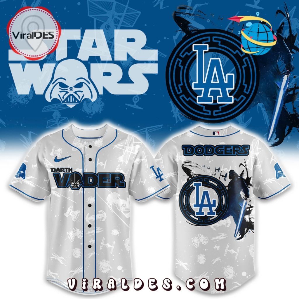 LA Dodgers x Star Wars Night 2025 Baseball Jersey - Viraldes Store
