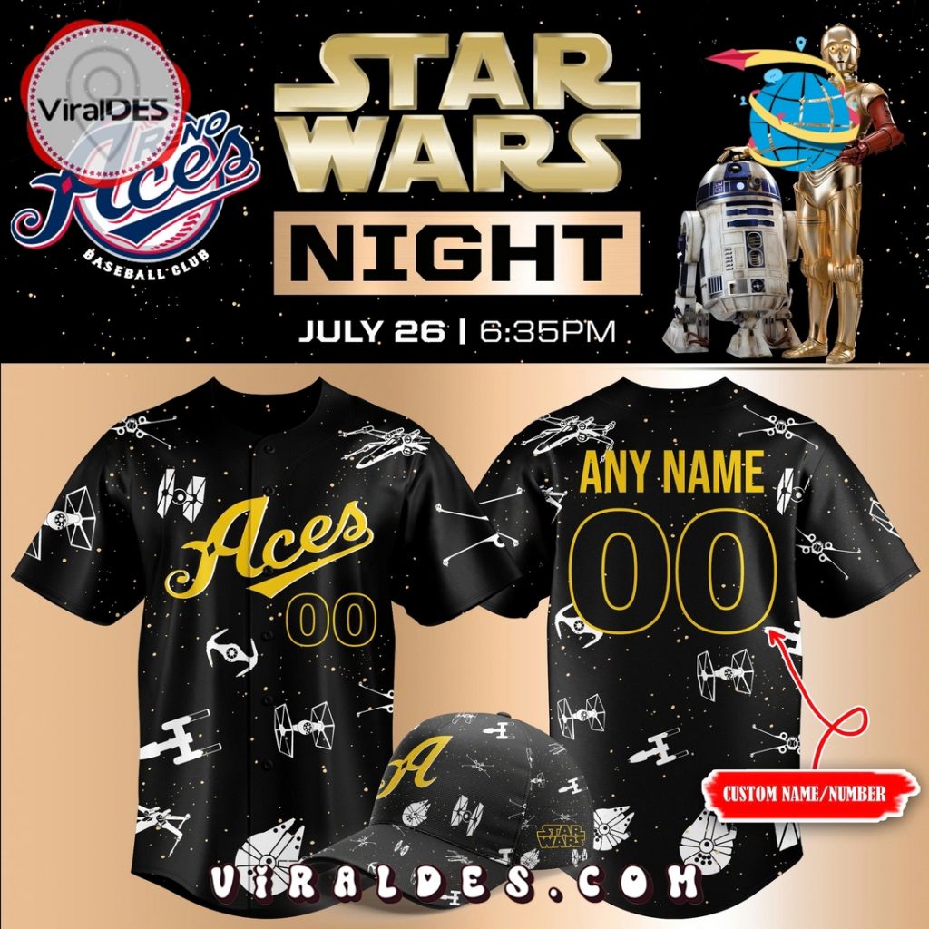 Reno Aces x Star Wars Night 2025 Baseball Jersey - Viraldes Store