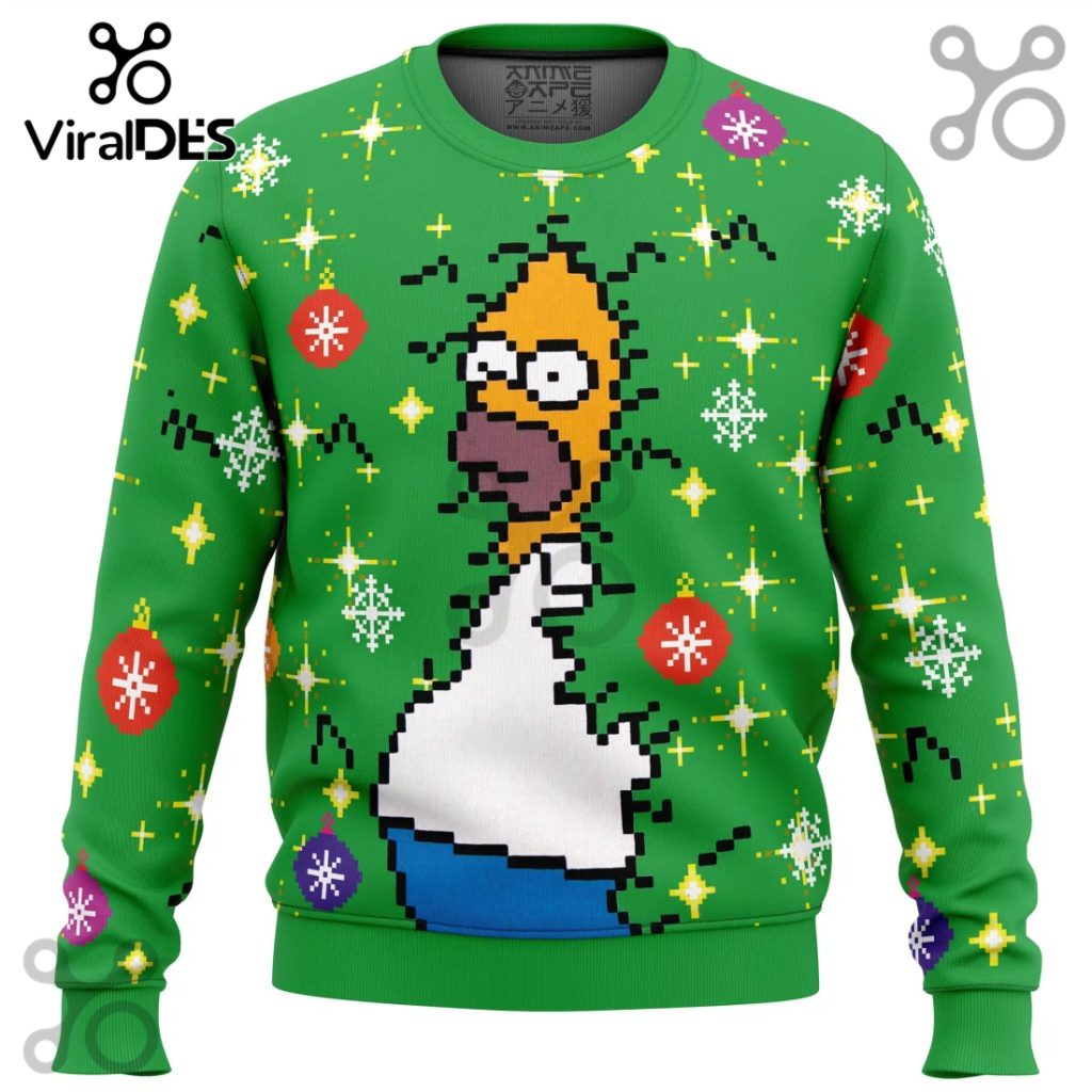 Homer Bush Meme The Simpsons Ugly Sweater 2025 - Viraldes Store
