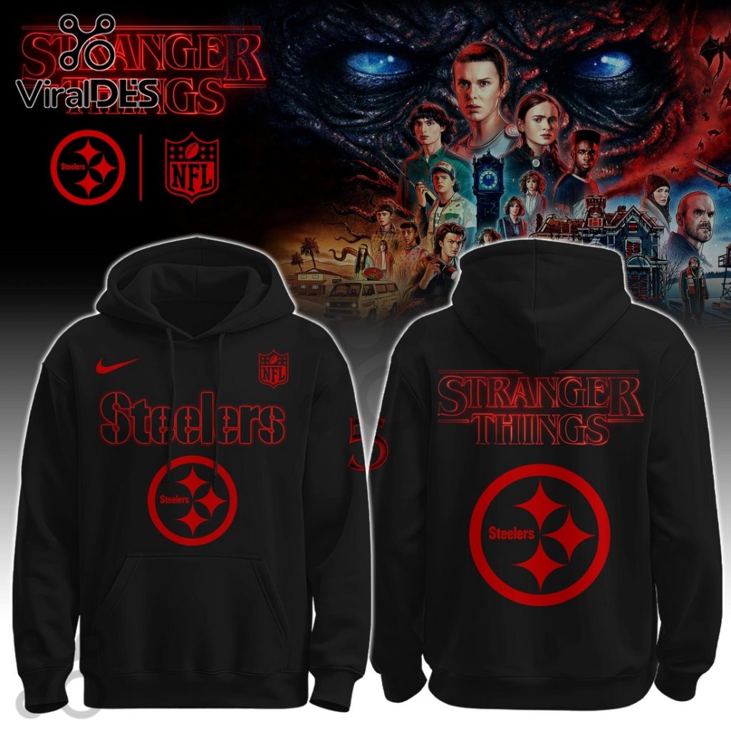 Pittsburgh Steelers NFL Stranger Things Hoodie And Pants - Viraldes Store