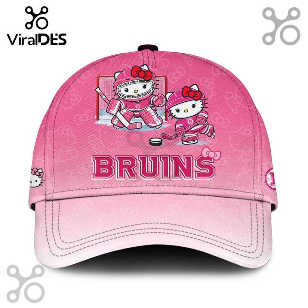 Boston Bruins NHL x Hello Kitty Hoodie And Joggers - Viraldes Store