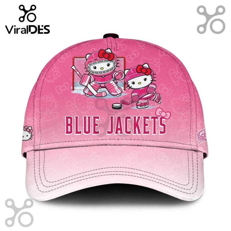 Columbus Blue Jackets NHL x Hello Kitty Hockey Jersey - Viraldes Store