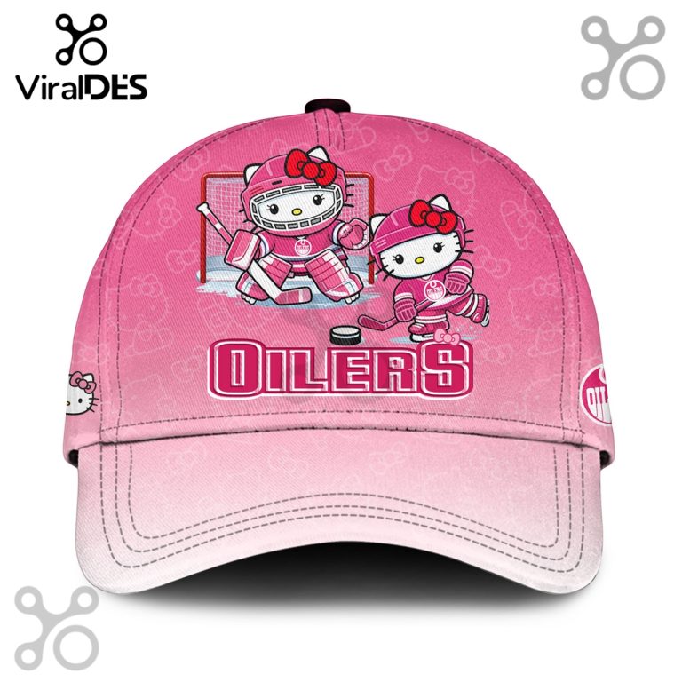 Edmonton Oilers NHL x Hello Kitty Hockey Jersey - Viraldes Store