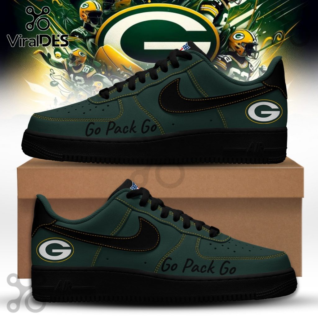 Green Bay Packers NFL Super Bowl 2026 Air Force 1 Sneakers - Viraldes Store