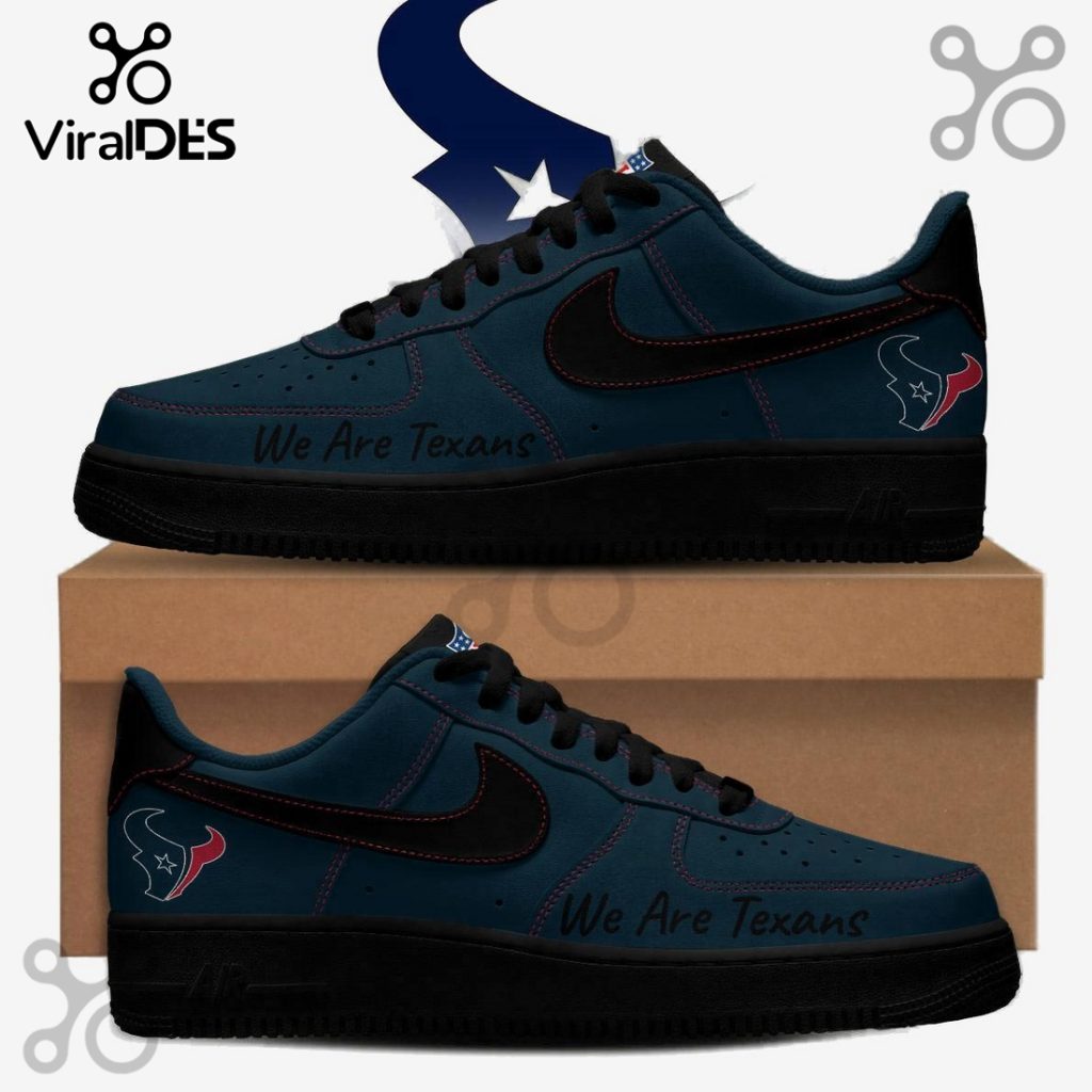 Houston Texans NFL Super Bowl 2026 Air Force 1 Sneakers - Viraldes Store