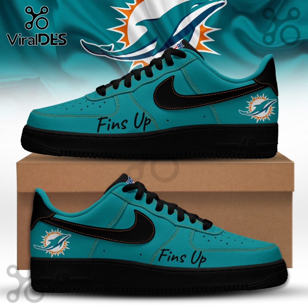 Miami Dolphins NFL Super Bowl 2026 Air Force 1 Sneakers - Viraldes Store