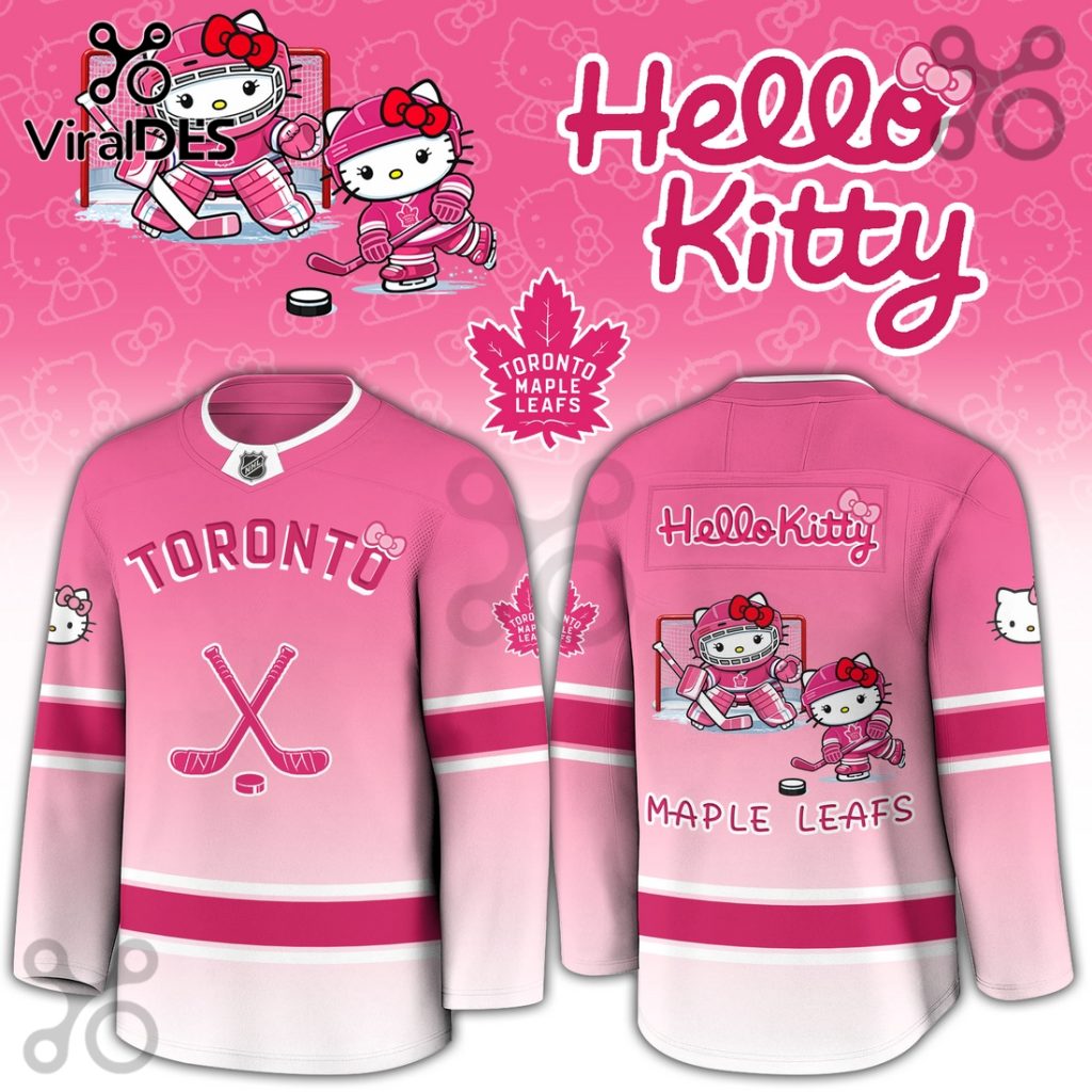 Toronto Maple Leafs NHL x Hello Kitty Hockey Jersey - Viraldes Store