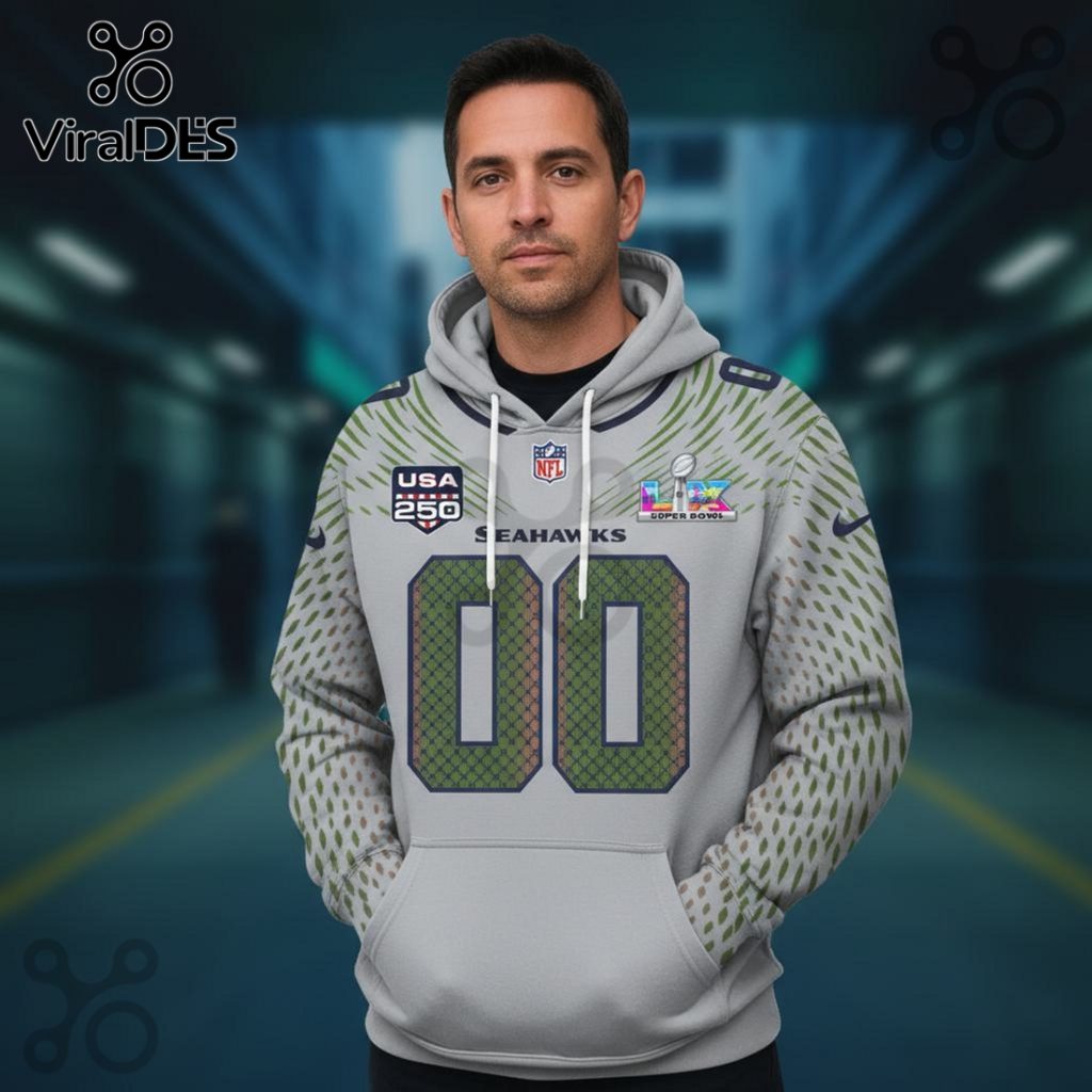 Seattle Seahawks Football Super Bowl Commemorative 3D Hoodie - Viraldes ...