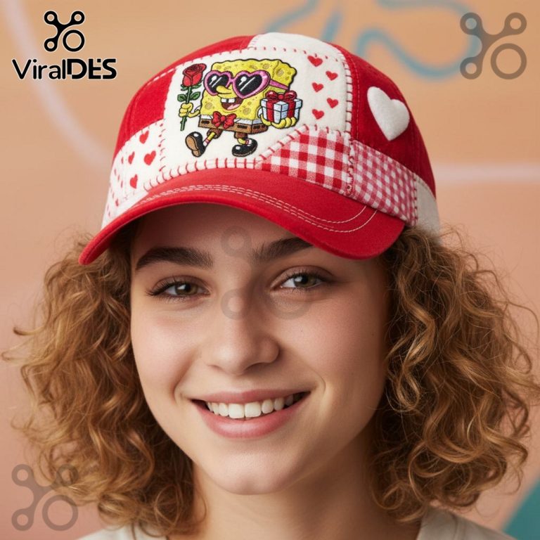 SpongeBob SquarePants Valentine's Day Classic Cap - Viraldes Store