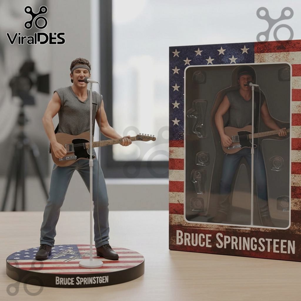 Bruce Springsteen Figurine - The Boss Premium Statue Collectible Figure ...